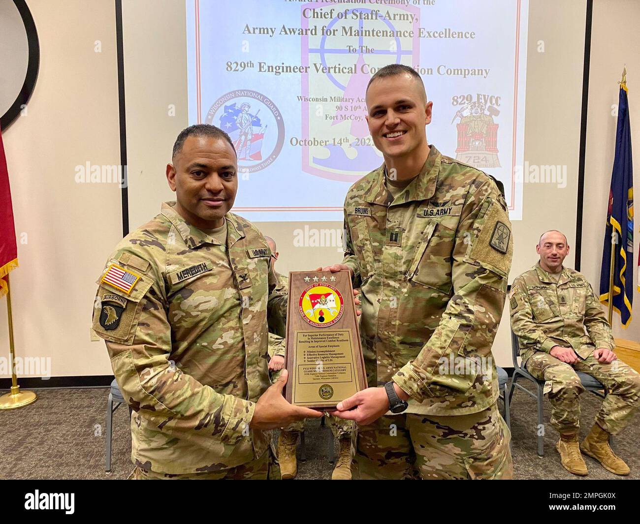 Col. Carl Meredith, Wisconsin National Guard Logistics Deputy Chief of ...