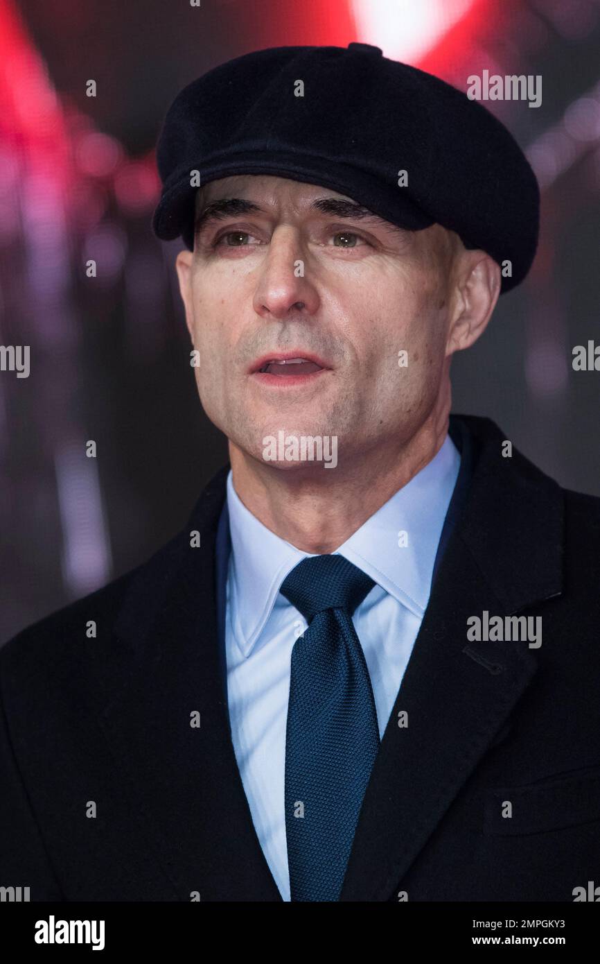 Mark Strong poses for photographers upon arrival at the premiere of the ...