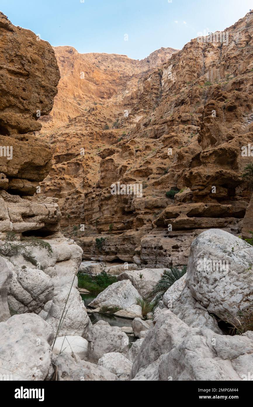 Wadi Shab in oman Stock Photo - Alamy