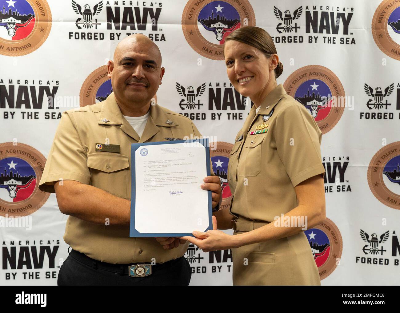 Navy talent acquisition group houston hi-res stock photography and ...