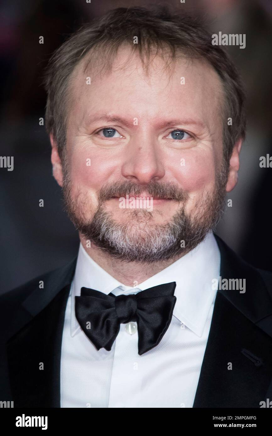Film director Rian Johnson poses for photographers upon arrival at the ...