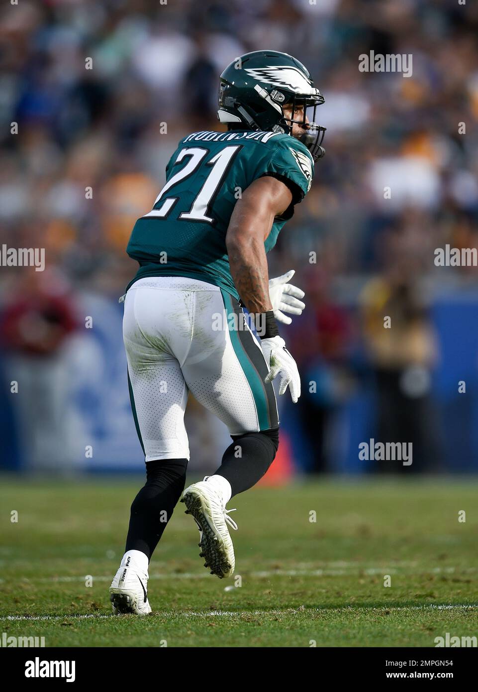 Philadelphia Eagles cornerback Patrick Robinson in action during the ...