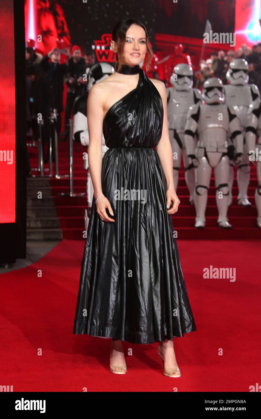 Daisy Ridley poses for photographers upon arrival at the premiere of ...
