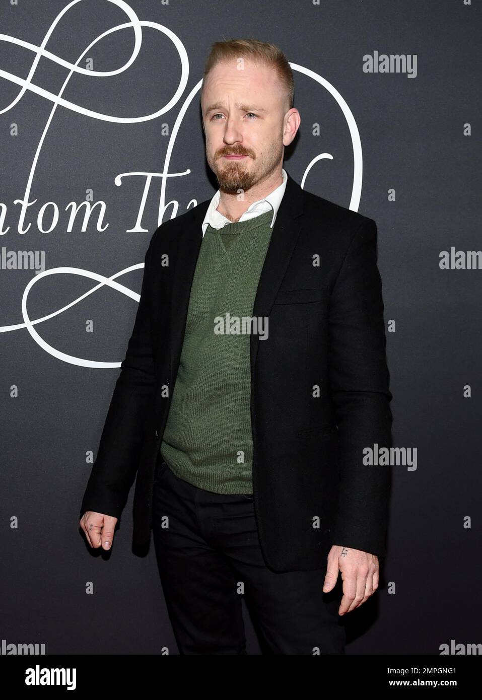 Actor Ben Foster attends the premiere party for "Phantom Thread" at ...