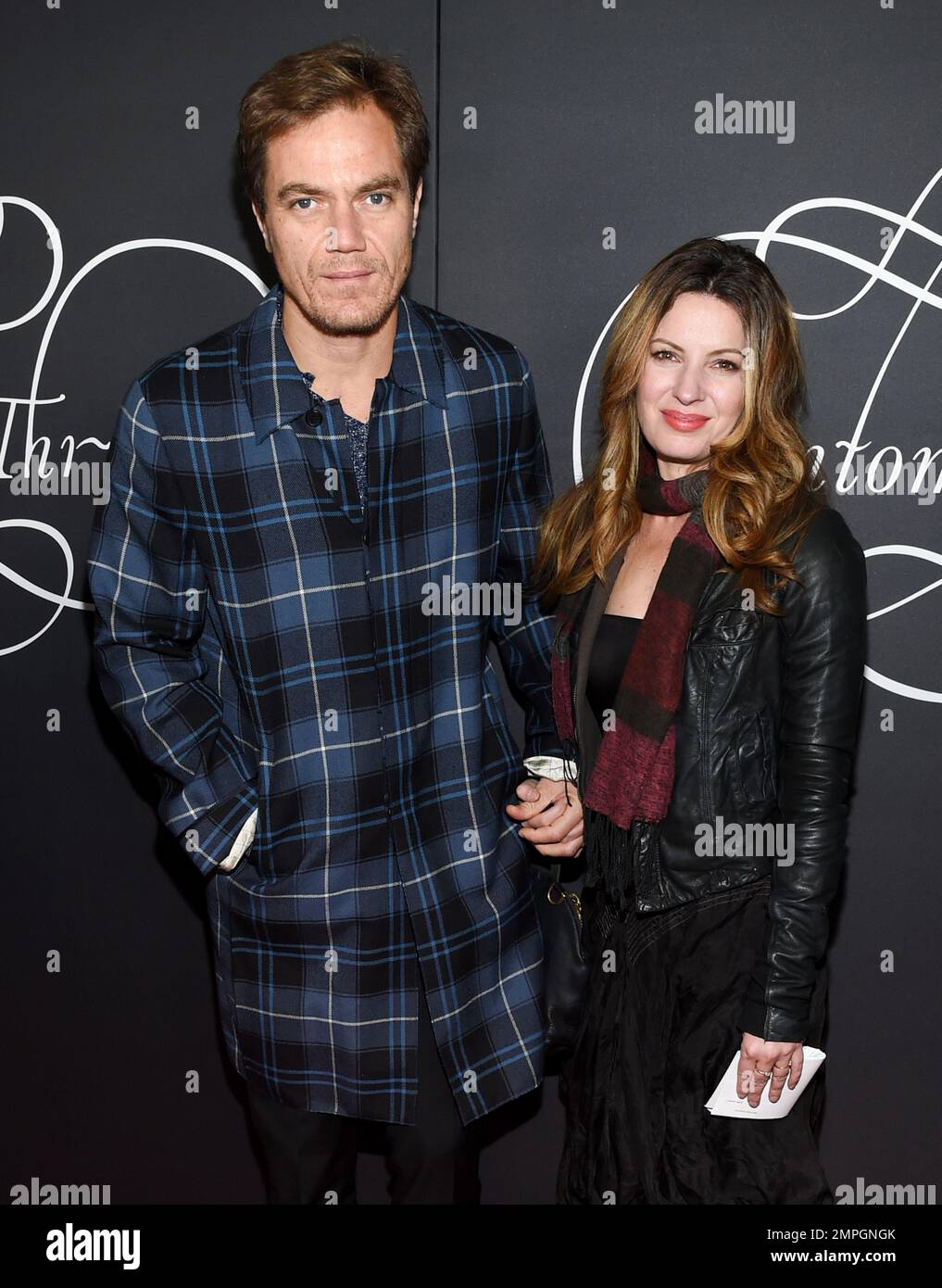 Actors Michael Shannon, left, and Kate Arrington attend the premiere ...
