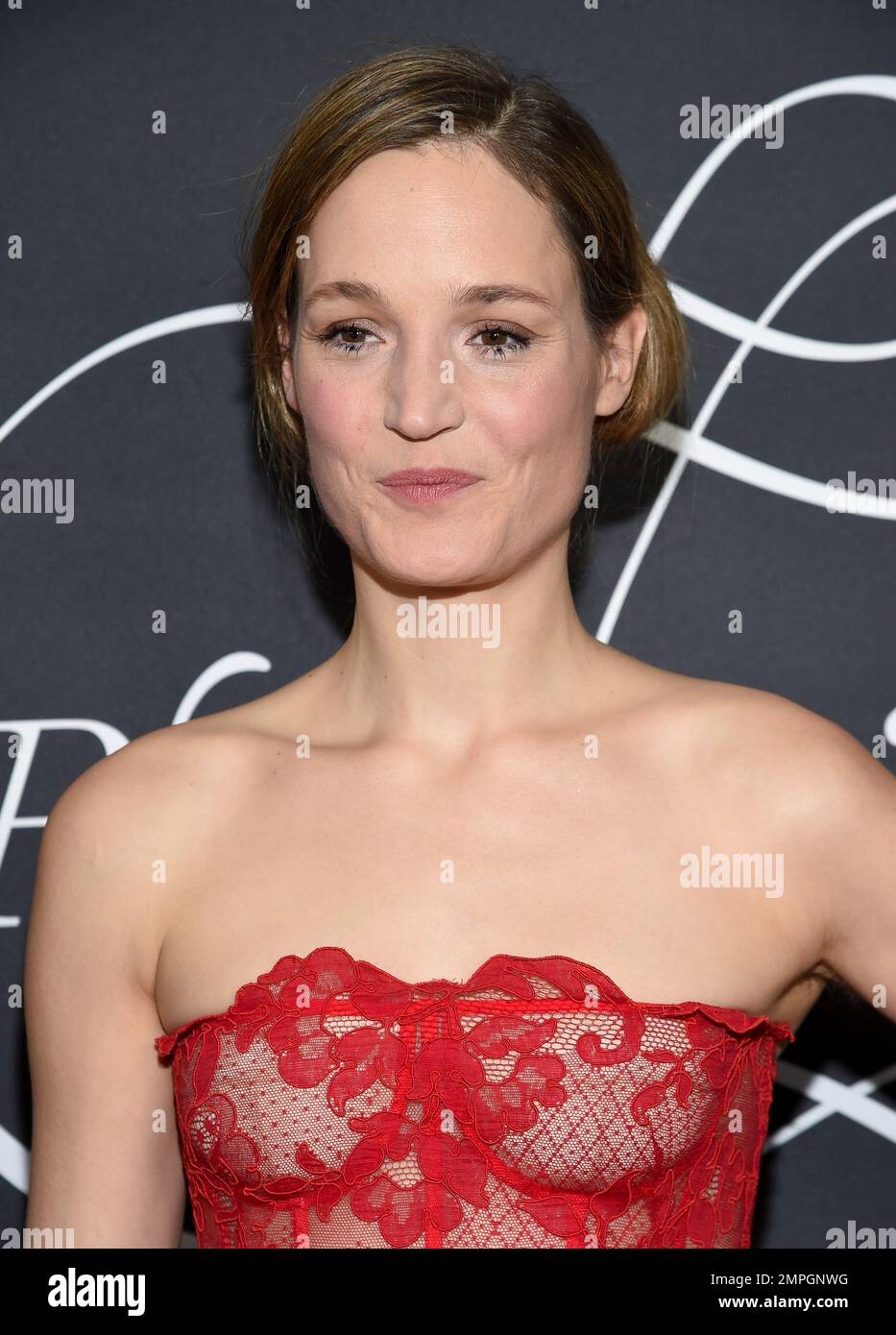 Actress Vicky Krieps attends the premiere party for "Phantom Thread" at ...