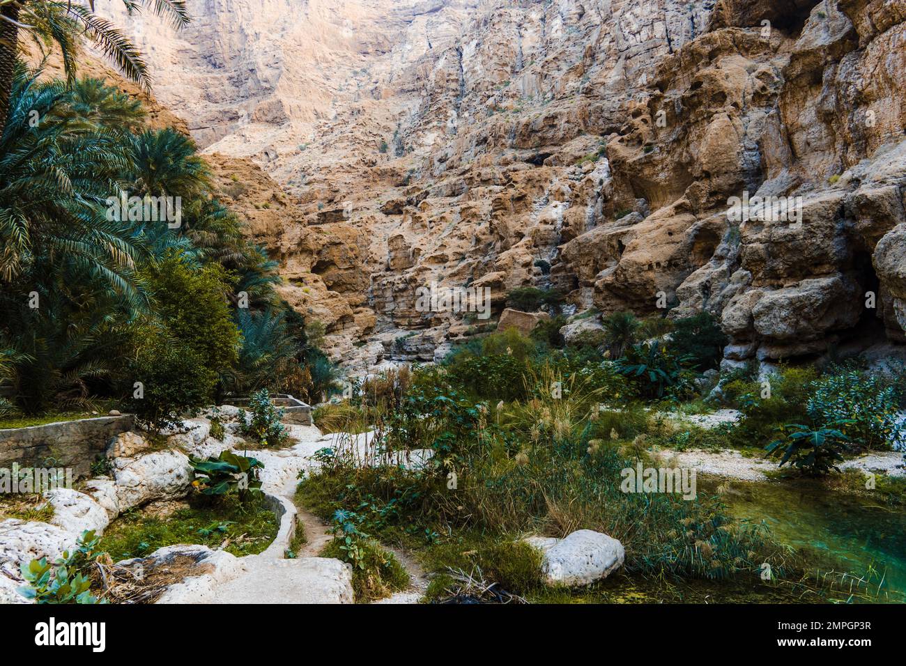 Wadi Shab in oman Stock Photo - Alamy