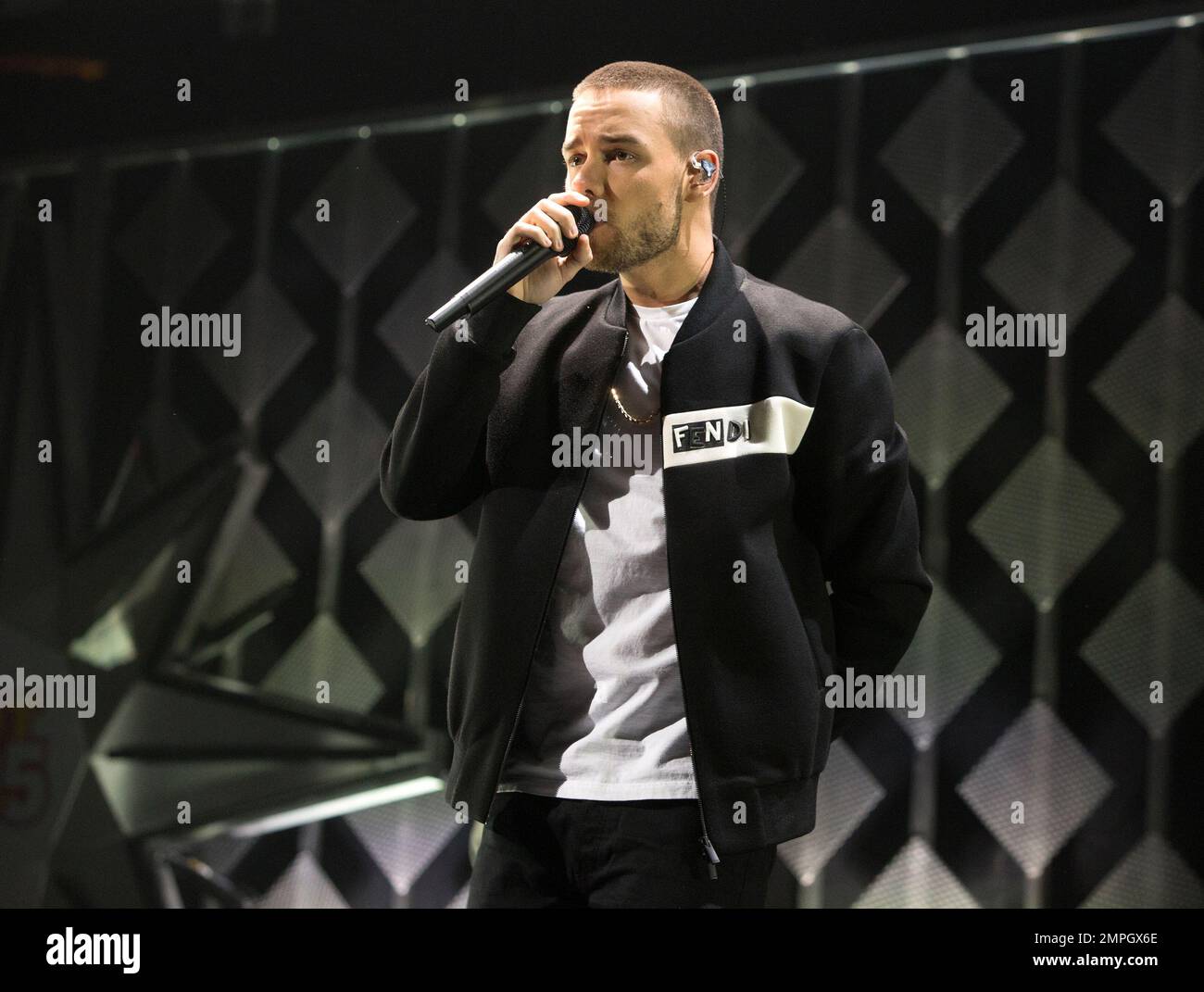 Liam Payne, formerly of the band One Direction, performs in concert ...