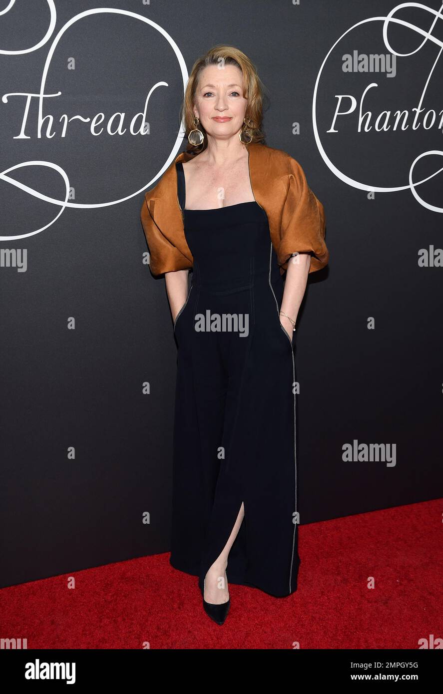 Actress Lesley Manville attends the premiere party for "Phantom Thread ...