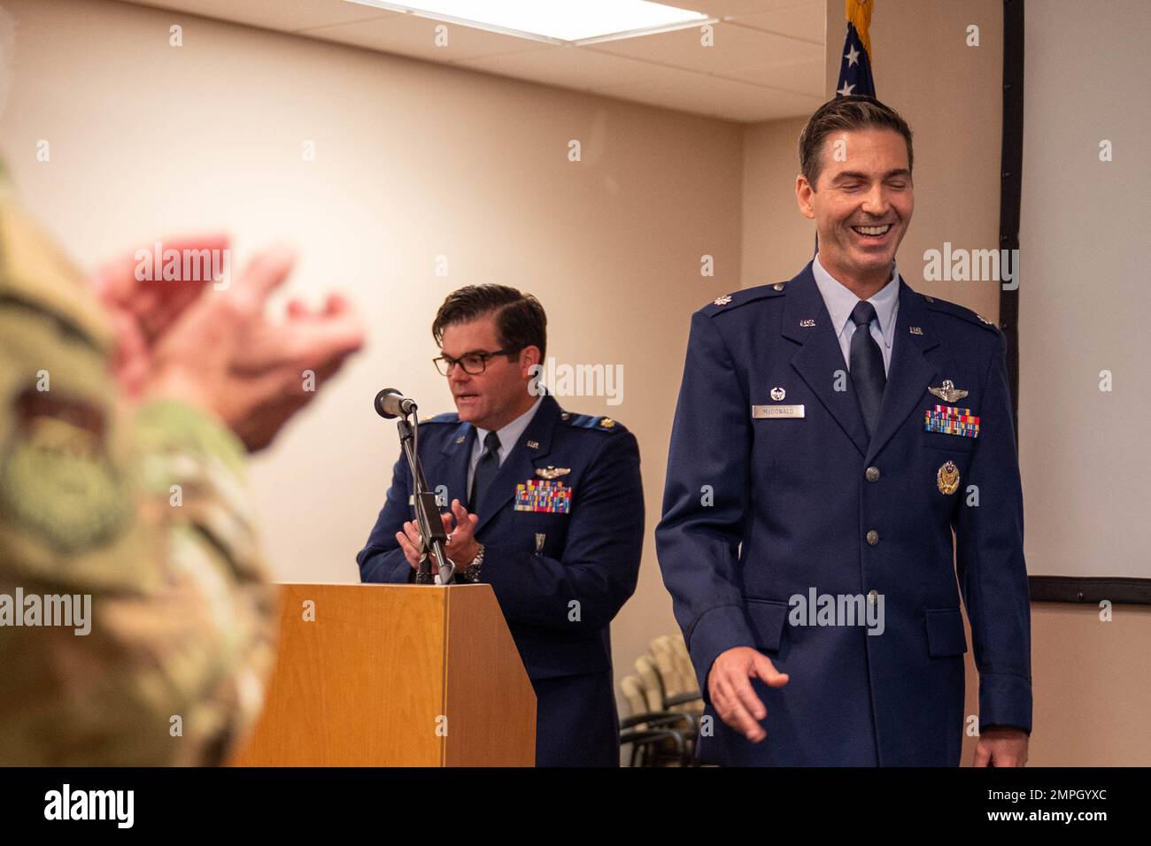 Lt. Col. Brennan McDonald assumed command of the 300th Airlift Squadron ...