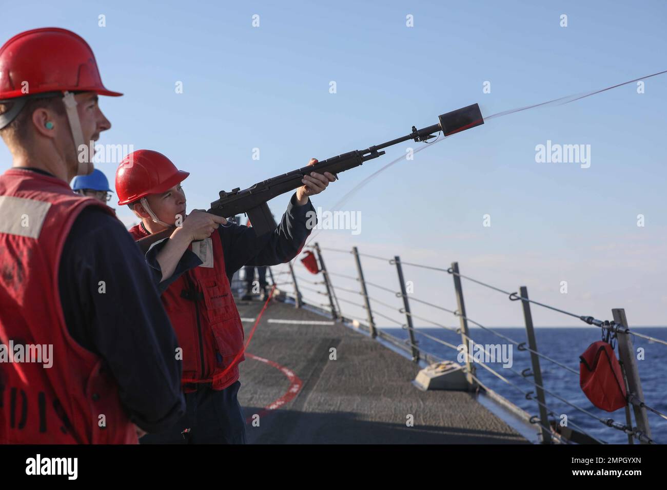 221015-N-AL206-1042 ATLANTIC OCEAN (Oct. 15, 2022) Gunner’s Mate 3rd ...