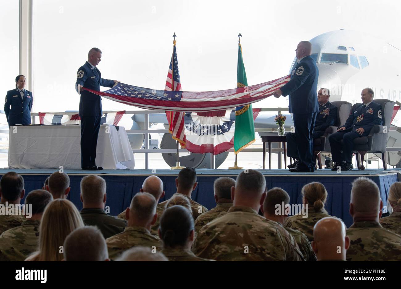 Attendees and members of the official party honoring Chief Master ...