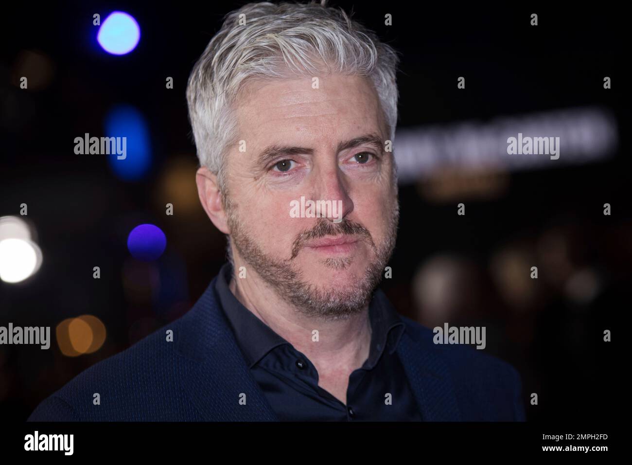 Novelist Anthony McCarten poses for photographers upon arrival at the ...