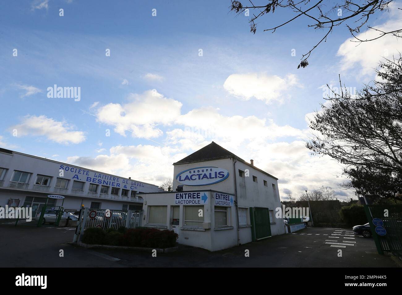 The Lactalis group original headquarters is pictured in Laval, western ...
