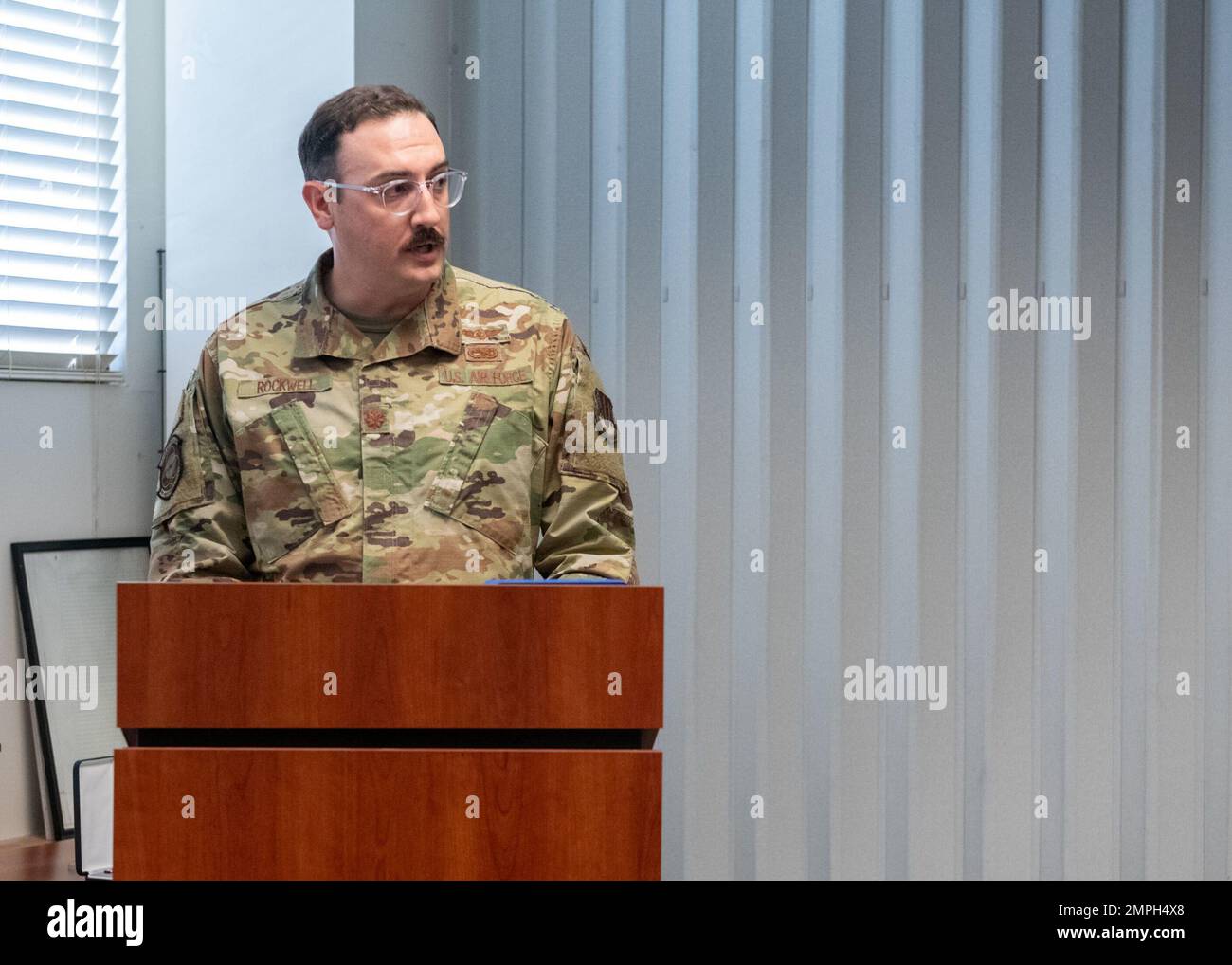U.S. Air Force Maj. Matthew Rockwell, 125th Maintenance Operations ...