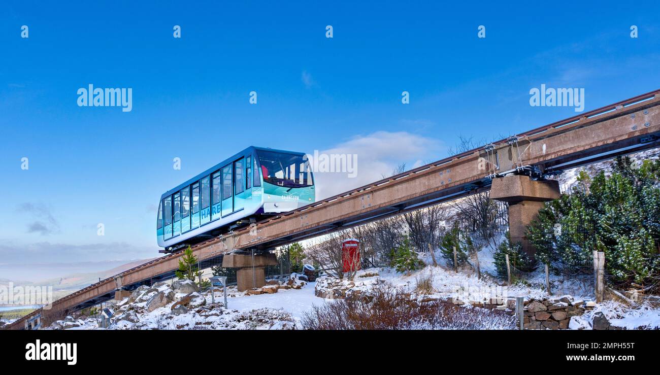 Cairngorm Mountain Funicular Railway Aviemore Scotland the Hare on the ...