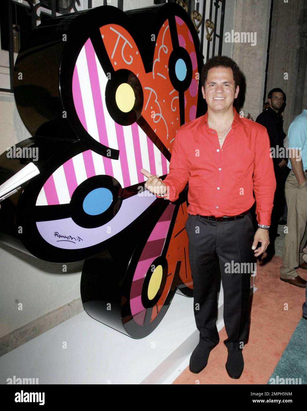 - World renowned artist Romero Brito attends the press conference ...