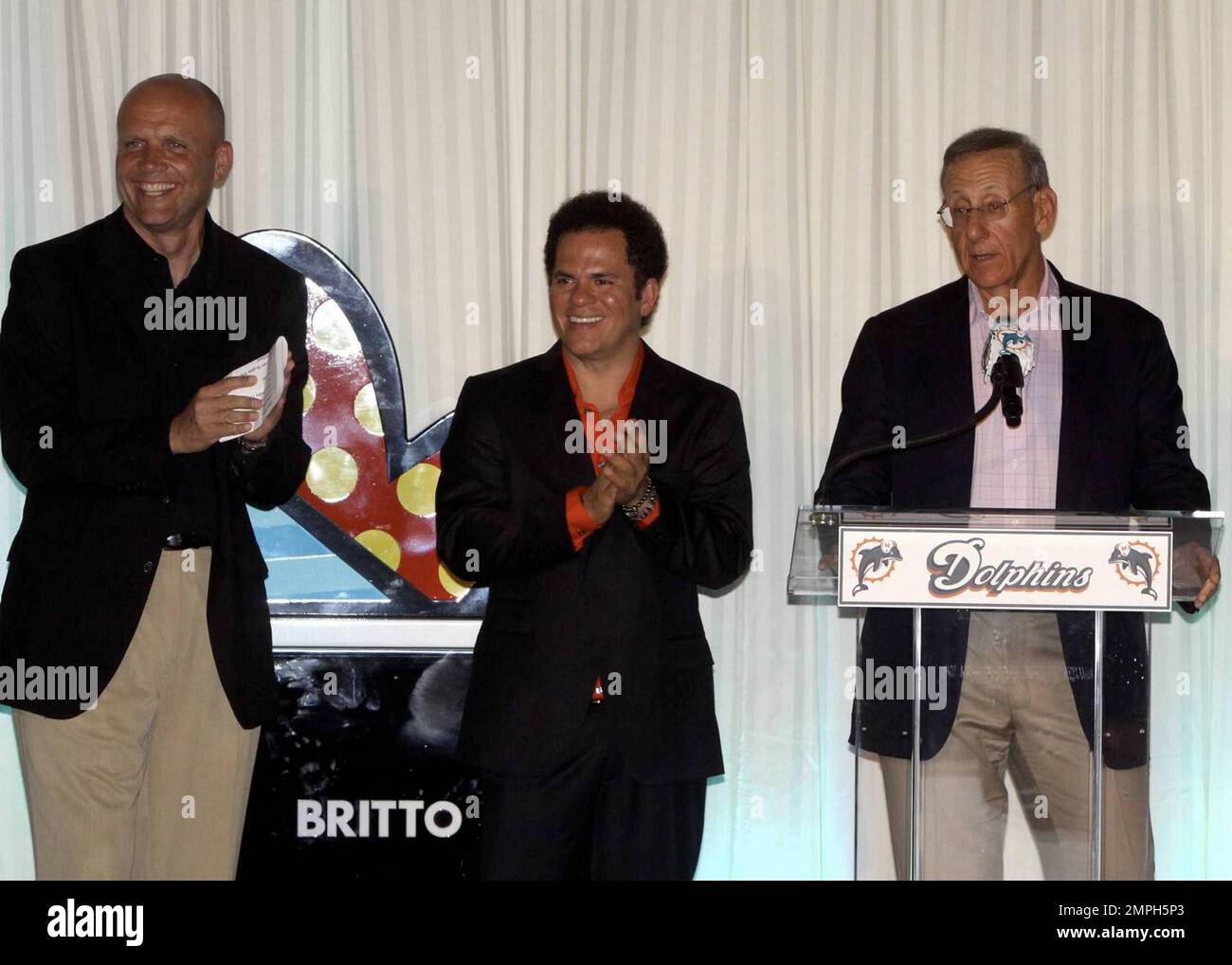 - World renowned artist Romero Brito attends the press conference ...