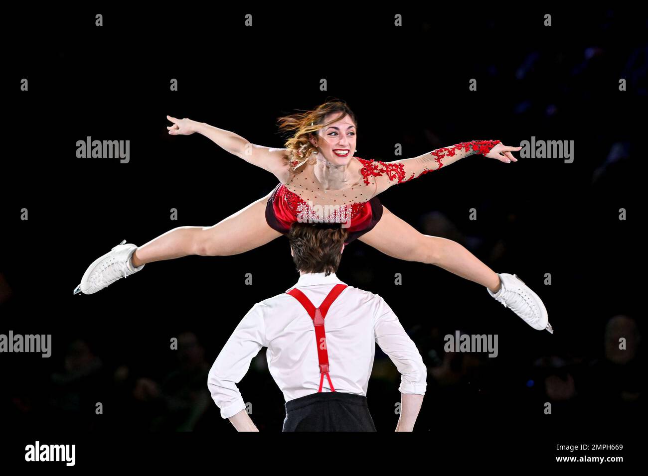 Sara CONTI & Niccolo MACII (ITA), during Exhibition Gala, at the ISU ...