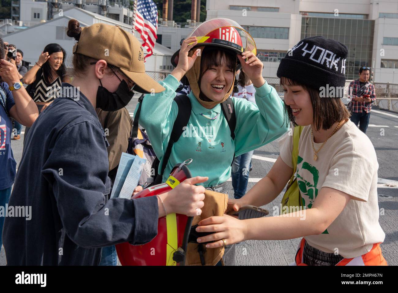 YOKOSUKA, Japan (Oct. 16, 2022) – Hull Technician Fireman McKenzie ...