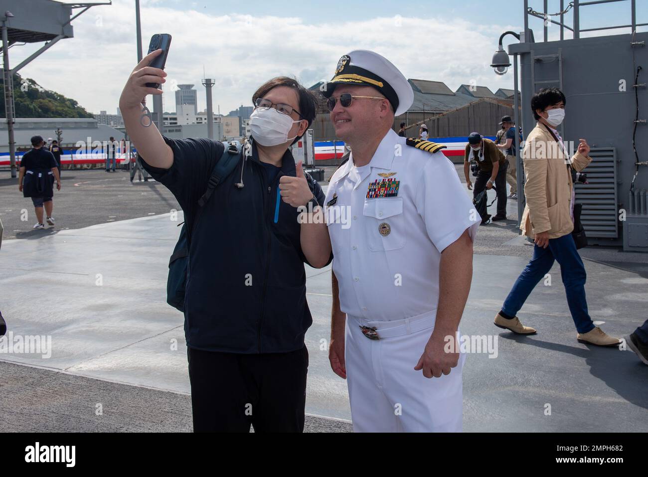 YOKOSUKA, Japan (Oct. 16, 2022) – Capt. Dale M. Gregory, commanding ...