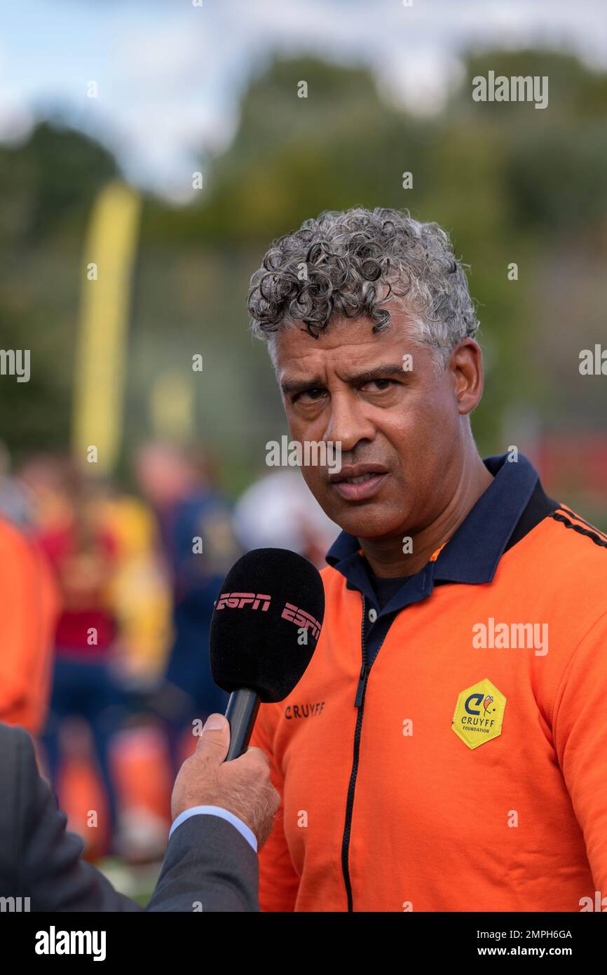 Frank Rijkaard Interviewed By ESPN Broadcasting At Amsterdam The ...