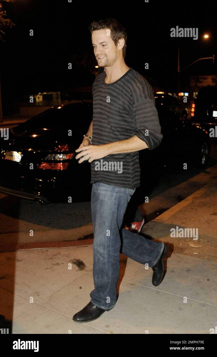 Shane West at Brittny Gastineau's birthday party at Crown Bar for ...