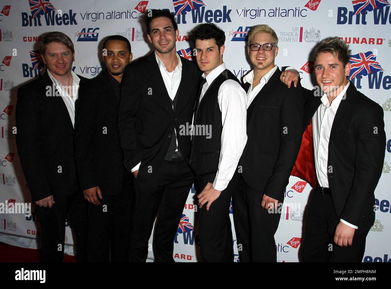 The band Overtone at the BritWeek Gala Dinner at L.A. LIVE in Los ...
