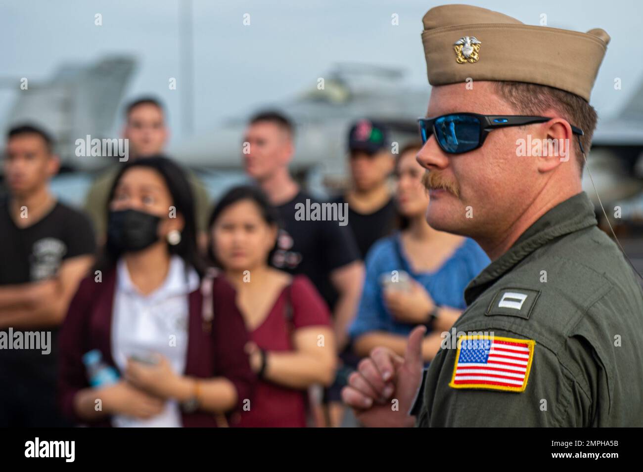 221016-N-SI601-1030 MANILA BAY (Oct. 16, 2022) Lt. Richard Berge, from ...