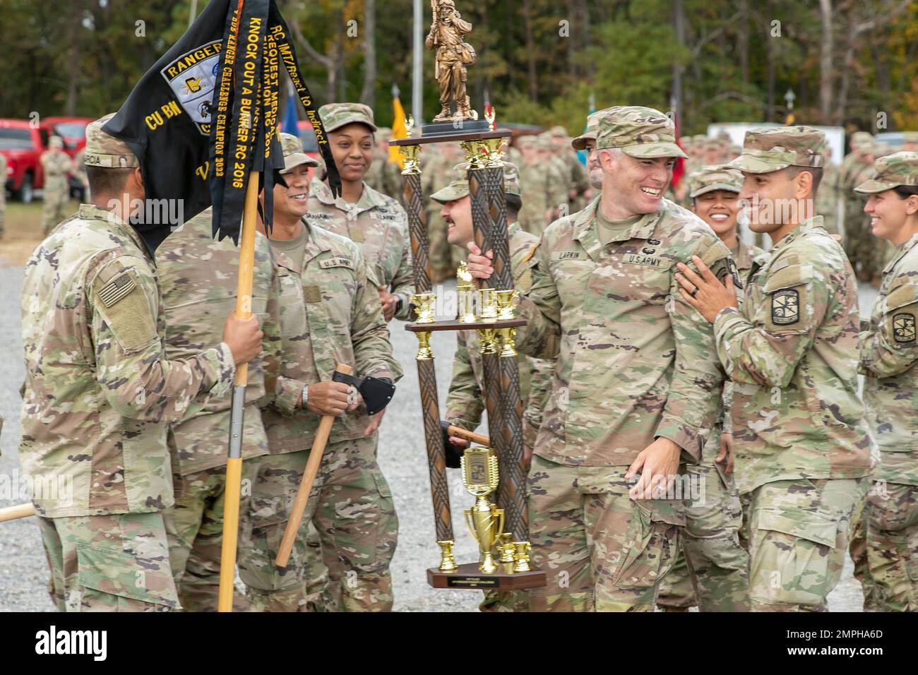 Cadets from Campbell Battalion celebrate their first place finish out ...