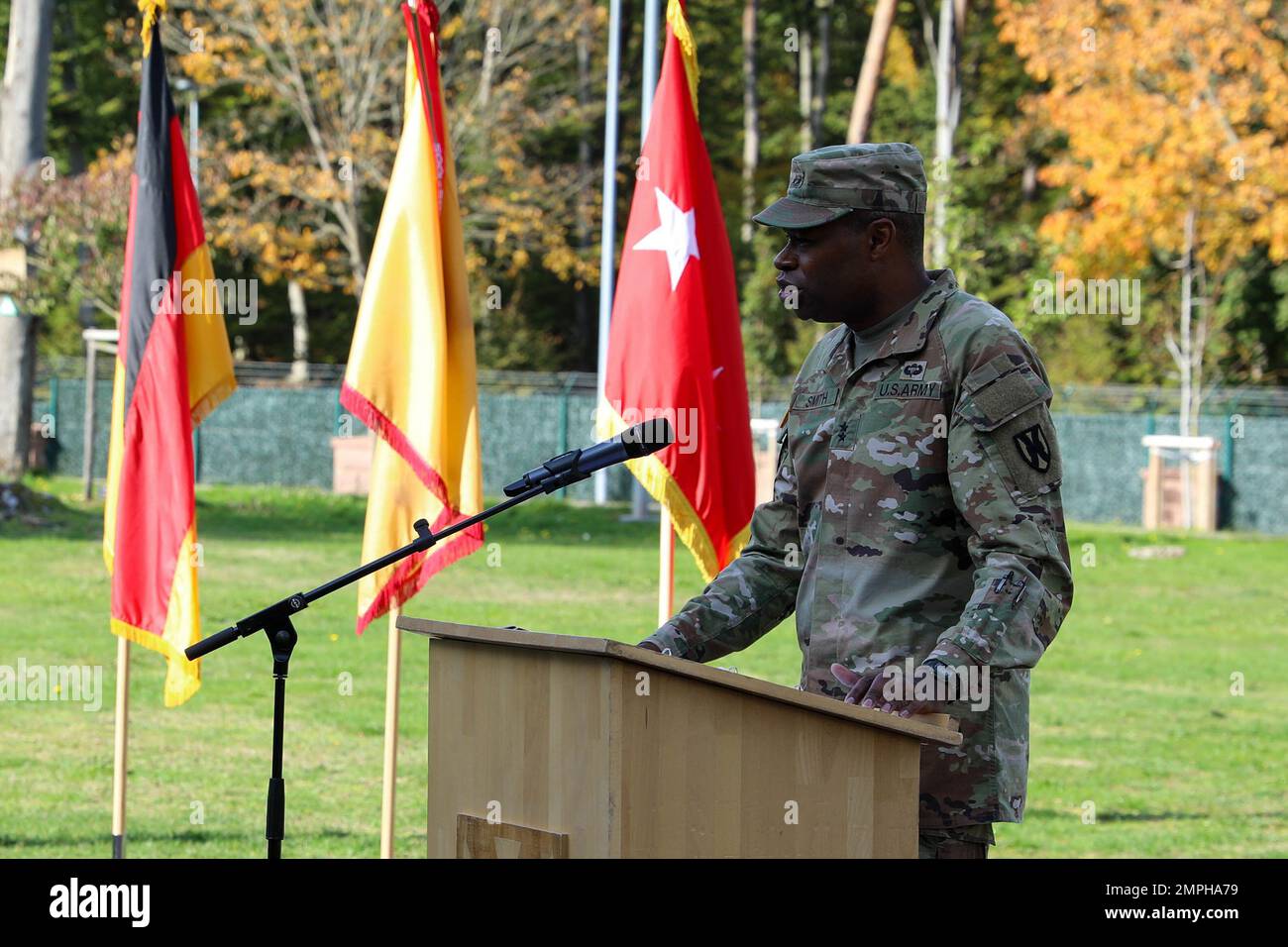 U.S. Army Maj. Gen. James Smith, commanding general, 21st Theater ...