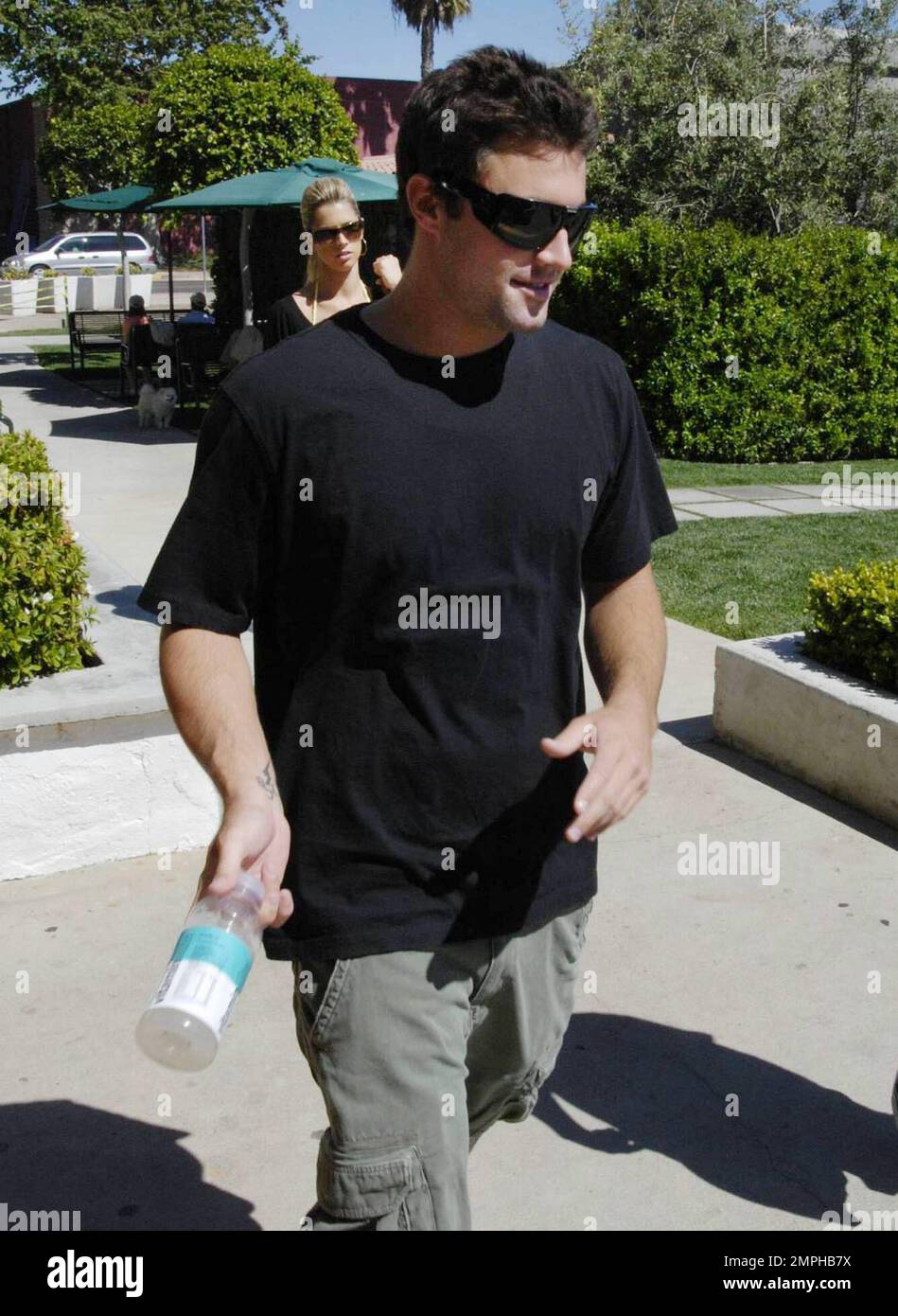 Brody Jenner, Cora Skinner (check) and Frankie Delgado enjoy a beautiful afternoon at the Malibu ...