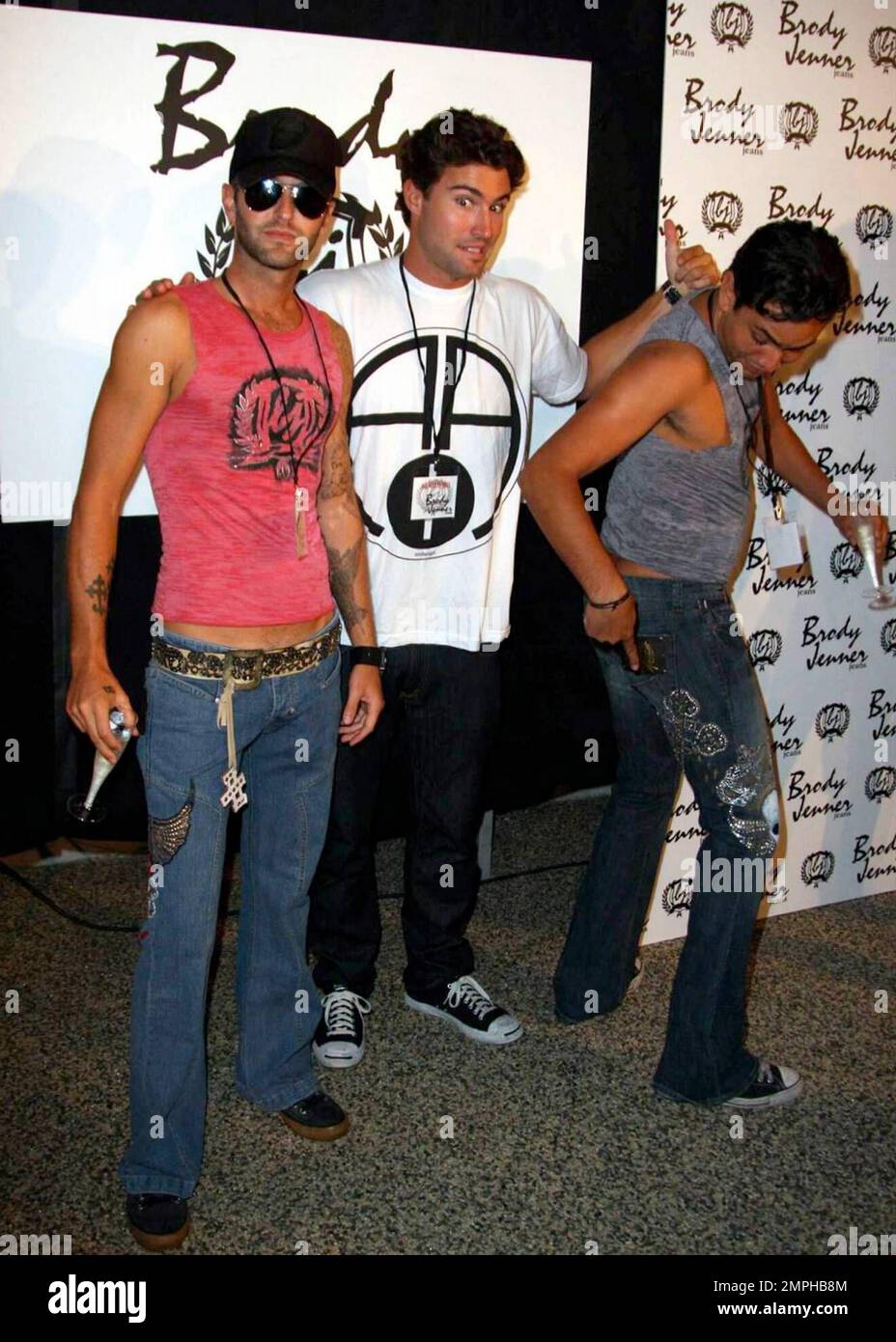 Brody Jenner and friends tape a segment for his television show in ...