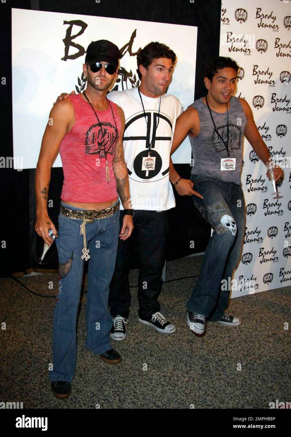 Brody Jenner and friends tape a segment for his television show in ...