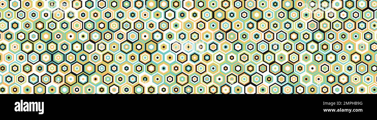 Hexagonal Maze generative pattern illustration Stock Vector Image & Art ...