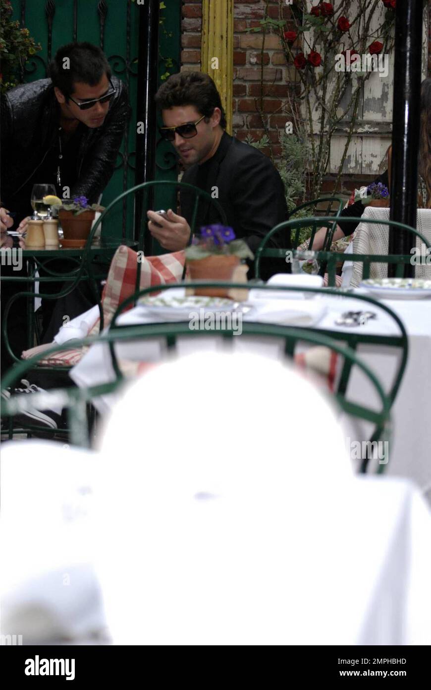 A very dapper looking Brody Jenner stops in at The Ivy for a bite and ...