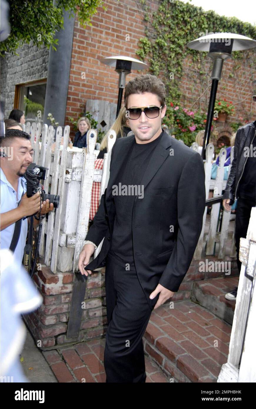 A very dapper looking Brody Jenner stops in at The Ivy for a bite and ...