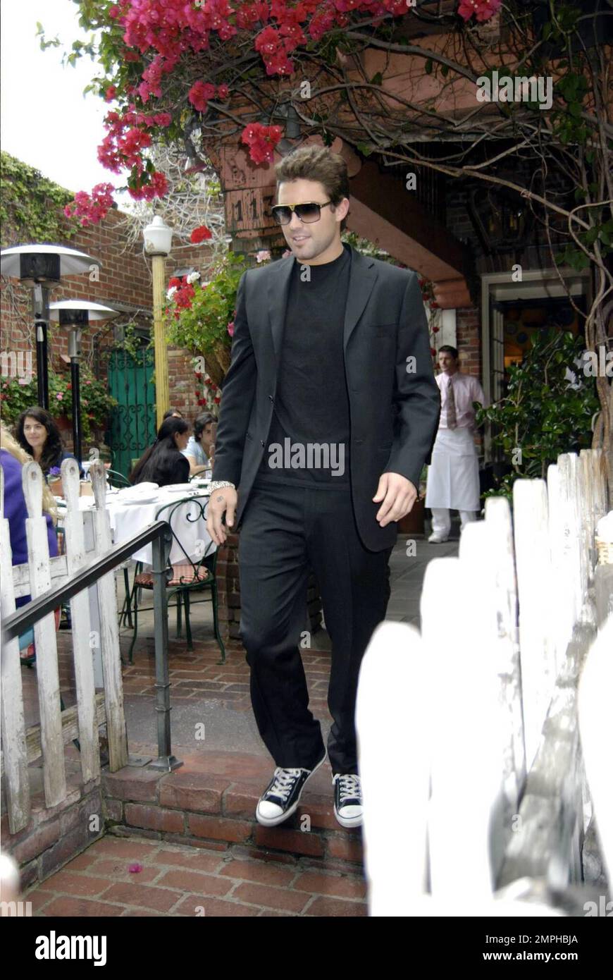 A very dapper looking Brody Jenner stops in at The Ivy for a bite and ...