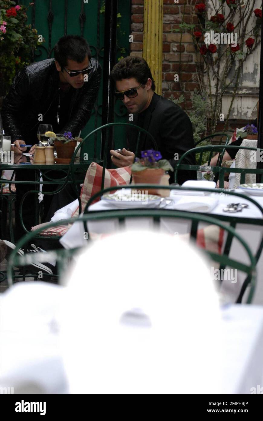 A very dapper looking Brody Jenner stops in at The Ivy for a bite and ...