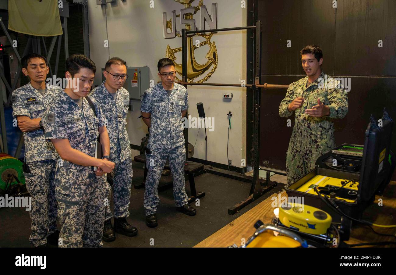 POLARIS POINT, Guam (Oct. 18, 2022) – Navy Diver Seaman Jacob Swanson ...