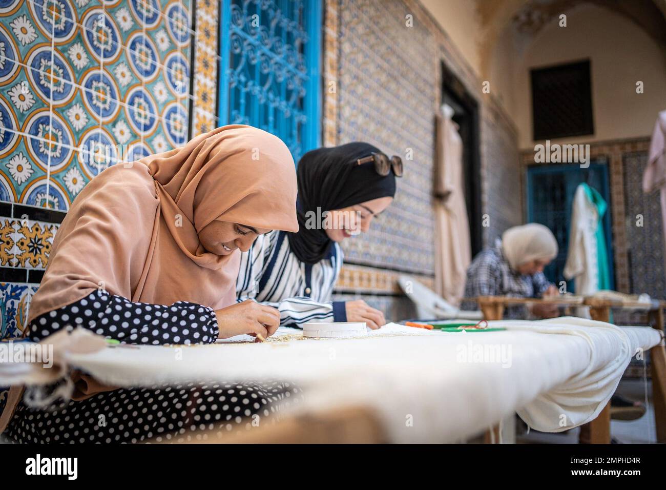 DAA Megan Doherty met with Ines Mechy, the owner of a women's ...