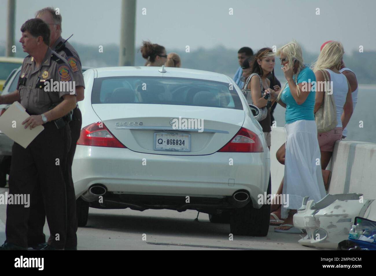 Exclusive!! Brooke Hogan was involved in a car crash today in Clearwater, Florida when a car ...