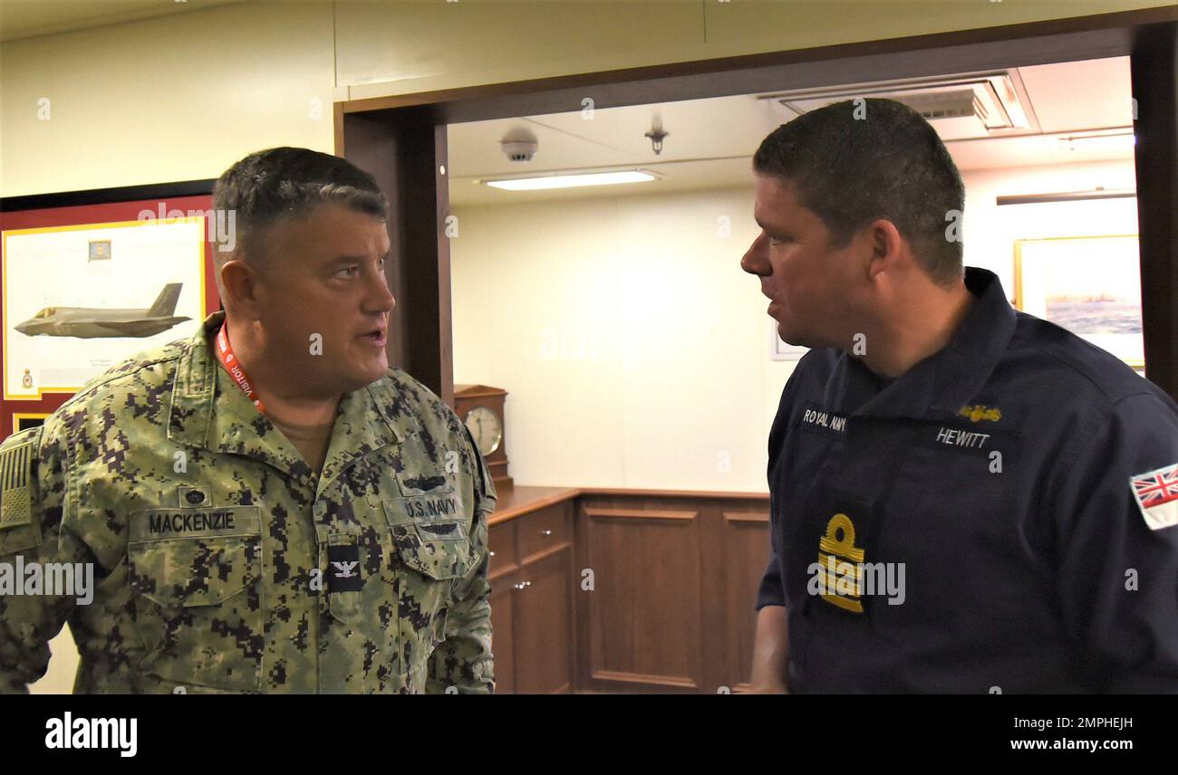 Capt. Douglas S. MacKenzie (left), Naval Supply Systems Command (NAVSUP ...