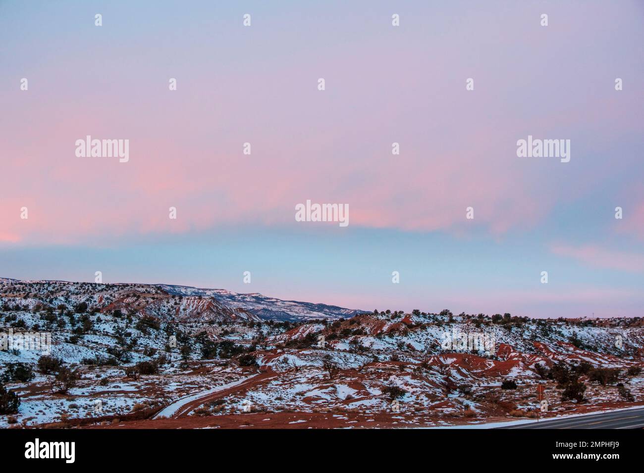 Utah's Capitol Reef National Park can get quite cold in the winter, but ...