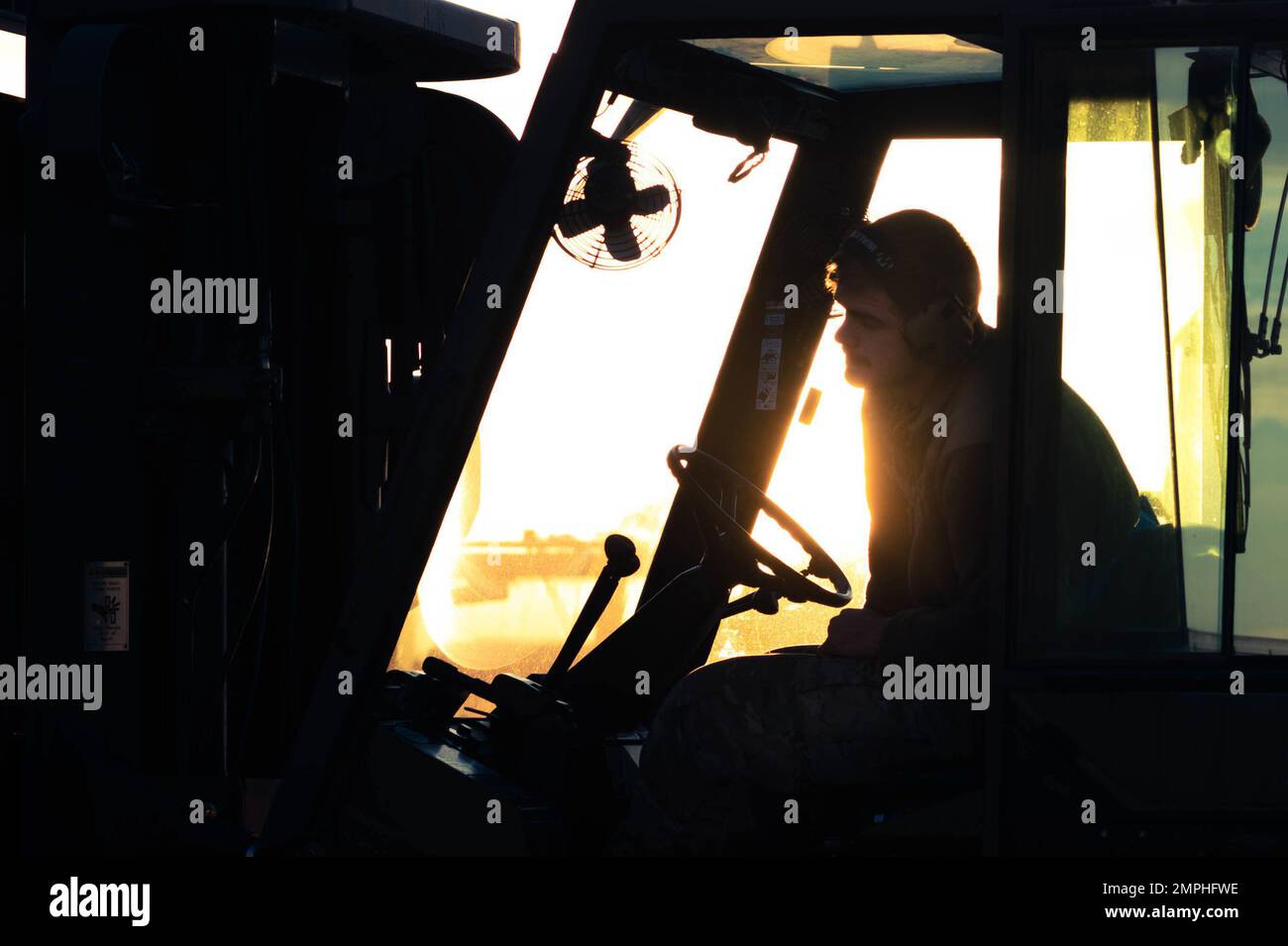 U.S. Air Force Senior Airman Adam Bell, 375th Logistics Readiness ...