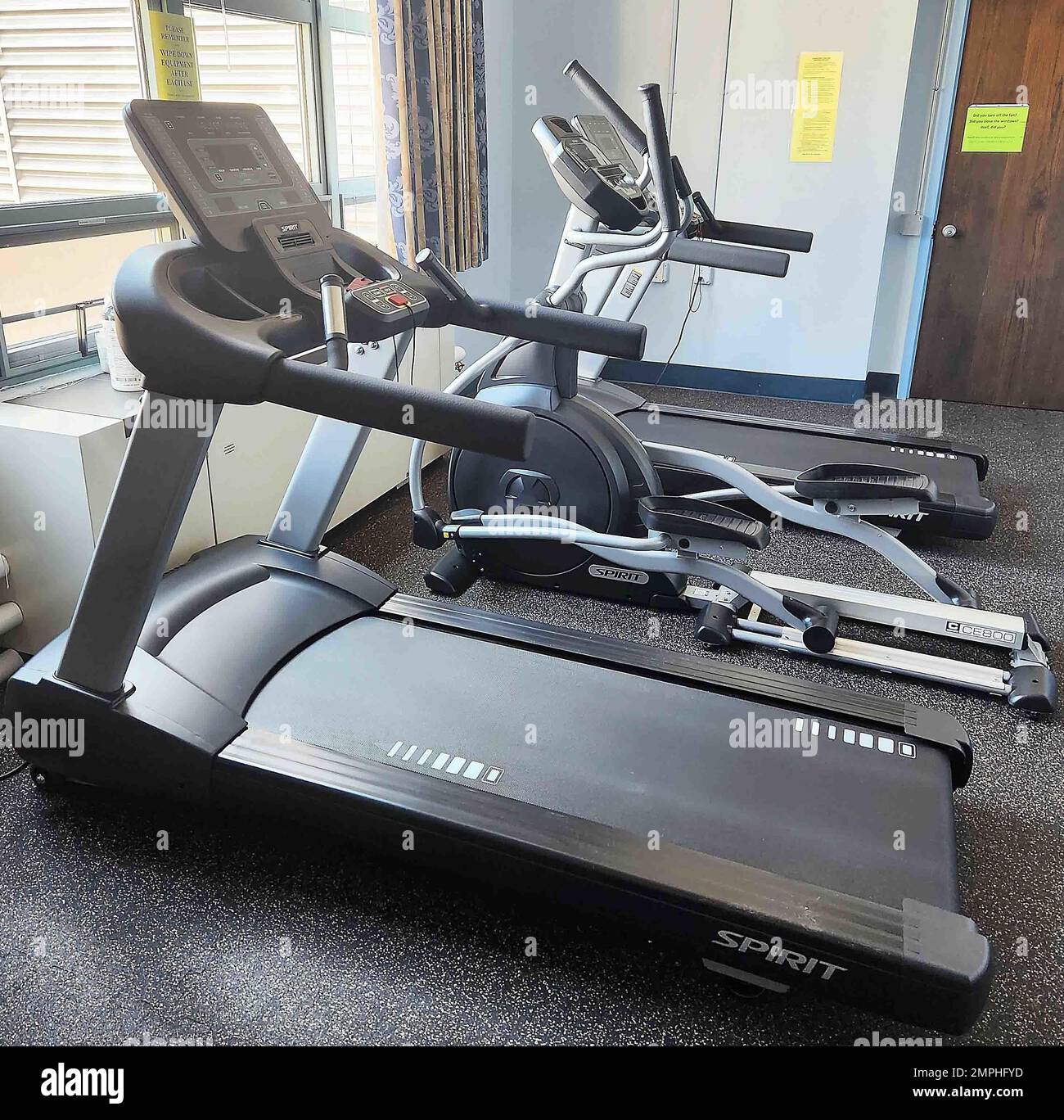 The U.S. Army Sustainment Command’s “recharge room” exercise area has ...