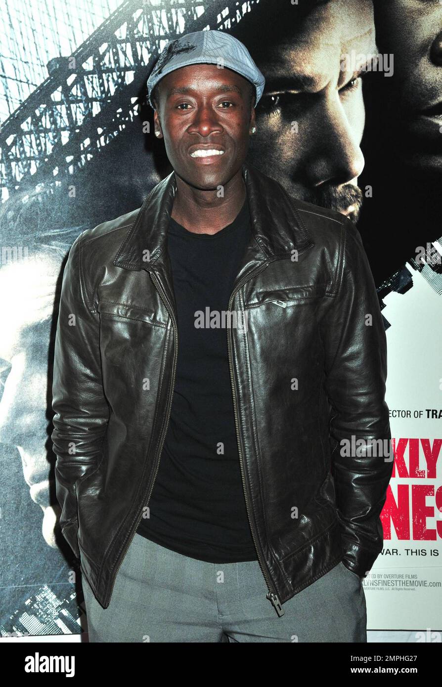 Don Cheadle walks the red carpet at the New York premiere of "Brooklyn ...