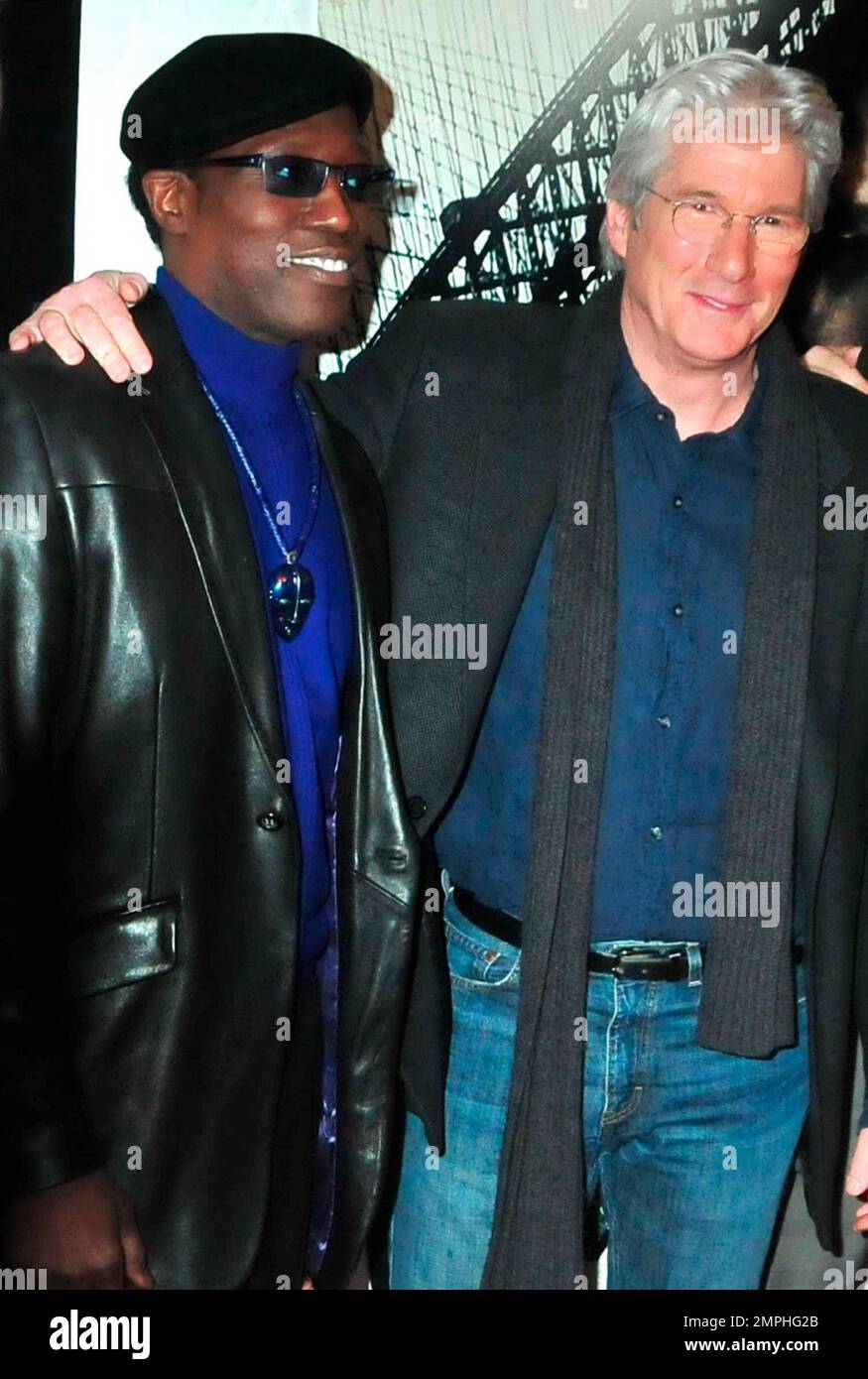 Wesley Snipes and Richard Gere walk the red carpet at the New York ...