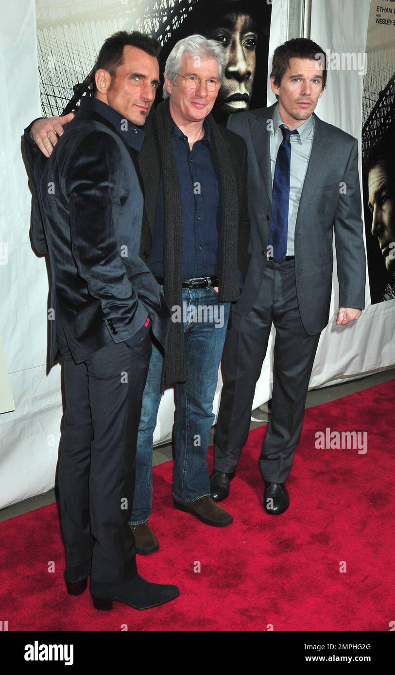Wass Stevens, Richard Gere and Ethan Hawke walk the red carpet at the ...