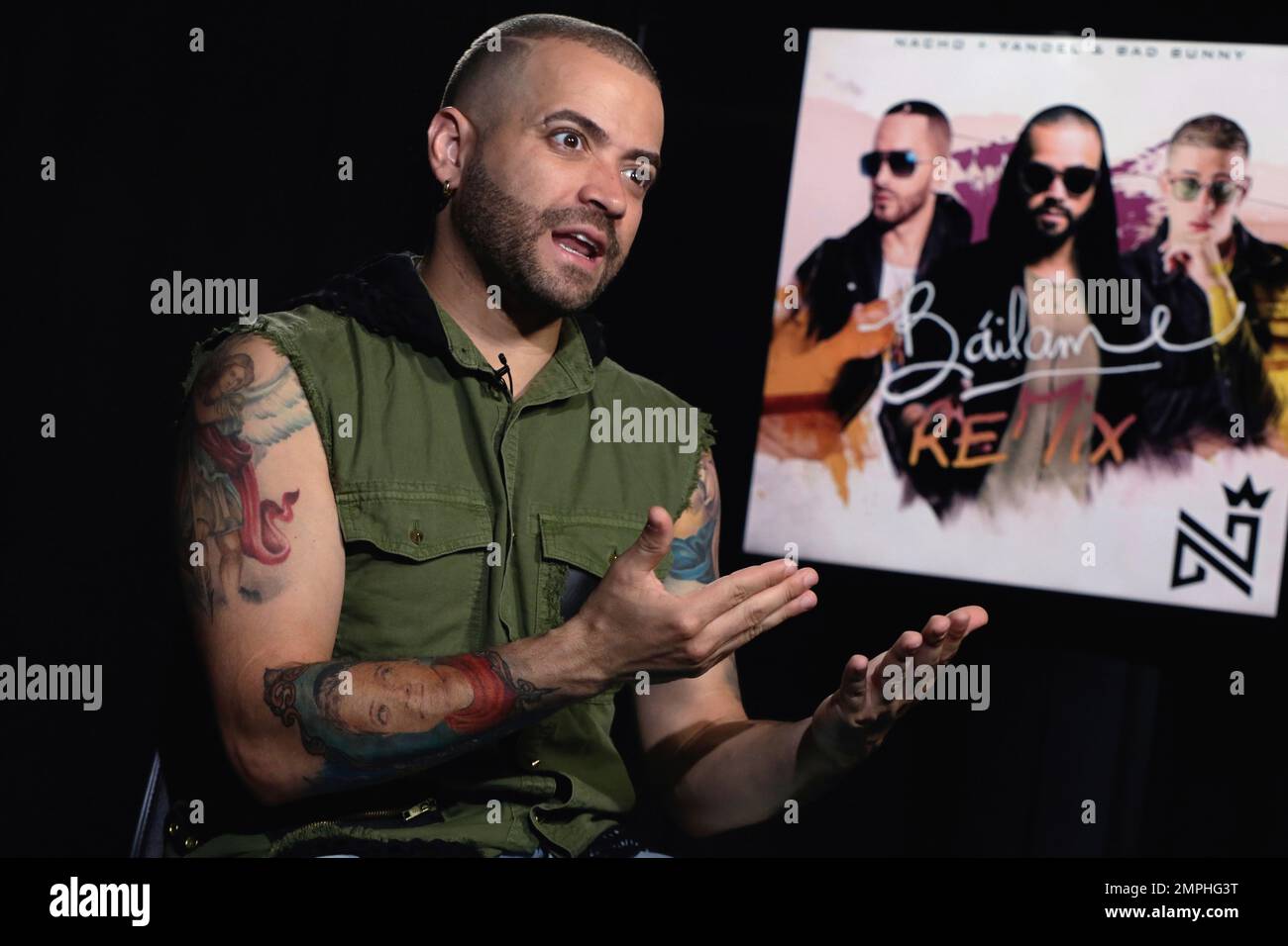 Venezuelan singer Miguel Ignacio Mendoza Donatti, better known as Nacho ...